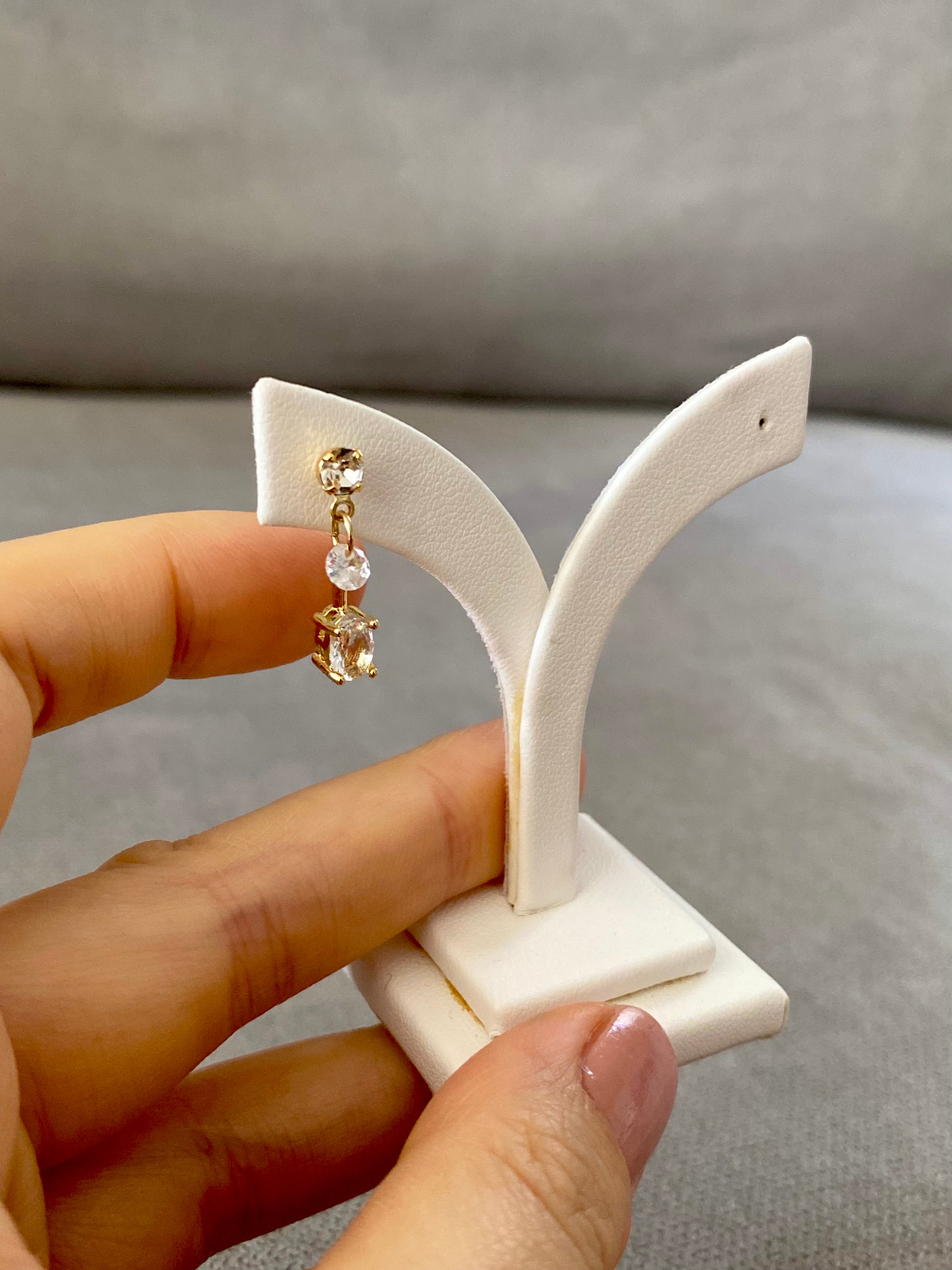 Crystal Drop Earrings – Lilio Jewelry